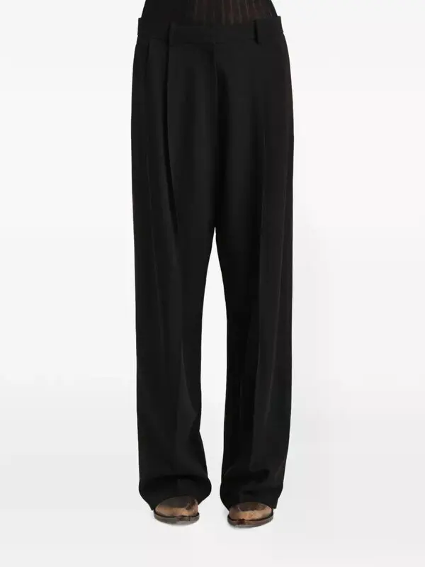Khaite Belt-loops Pleated Trousers