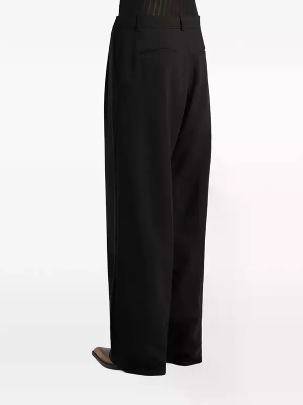Khaite Belt-loops Pleated Trousers