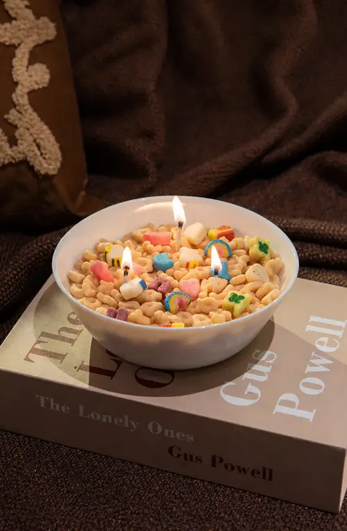 SOUTHLAKE GIFTS Lucky Charms Cereal Candle 3.0
