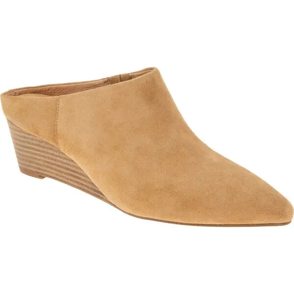 Andre Assous Wyatt Wedge Mule - Biscuit