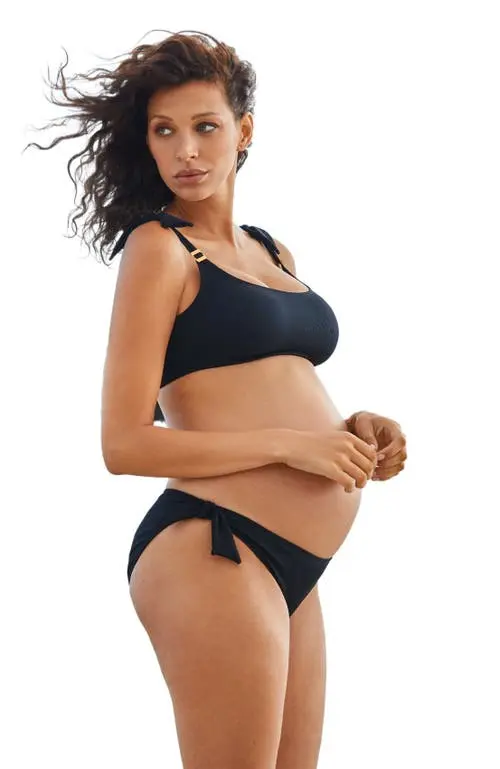 CACHE COEUR Maternity Porto Vecchio Bikini - Black