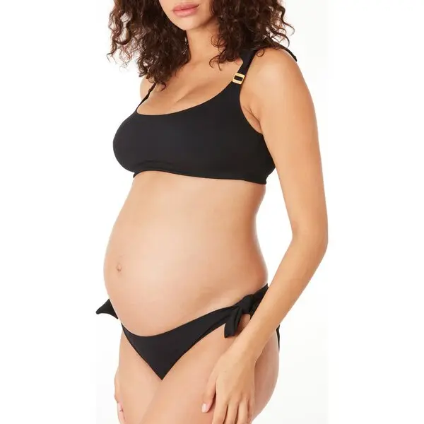 CACHE COEUR Maternity Porto Vecchio Bikini - Black