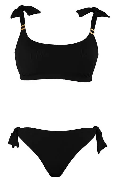 CACHE COEUR Maternity Porto Vecchio Bikini - Black
