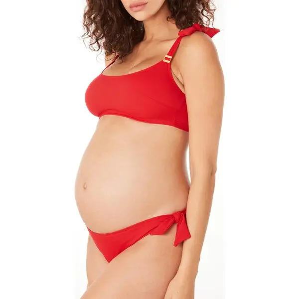 CACHE COEUR Maternity Porto Vecchio Bikini - Red