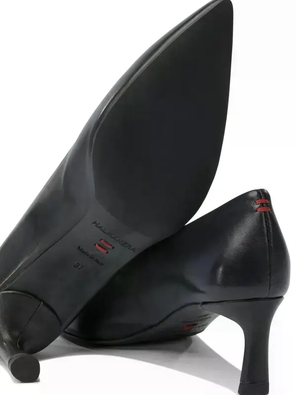 HALMANERA 50mm Leather Heeled Pumps