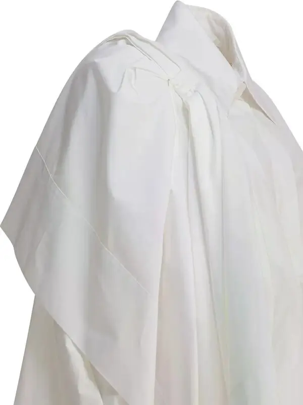 Givenchy Draped Cotton Shirt