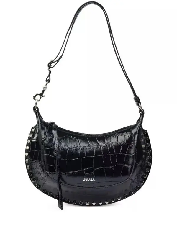 Isabel Marant Leather Shoulder Bag With Studded Detail