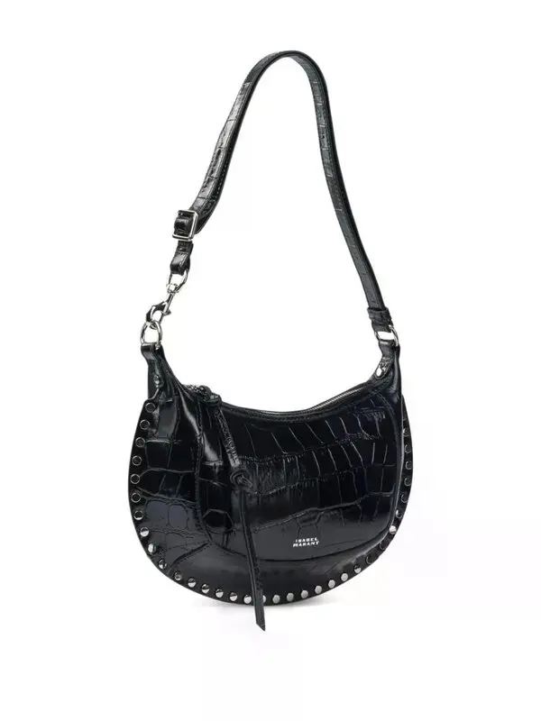 Isabel Marant Leather Shoulder Bag With Studded Detail
