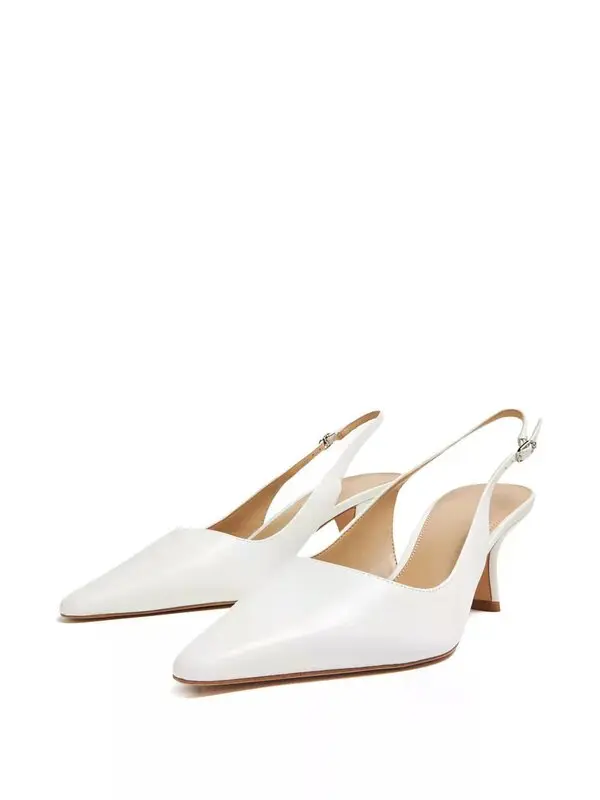 Sam Edelman 60mm Bianka Slingback Pumps - White