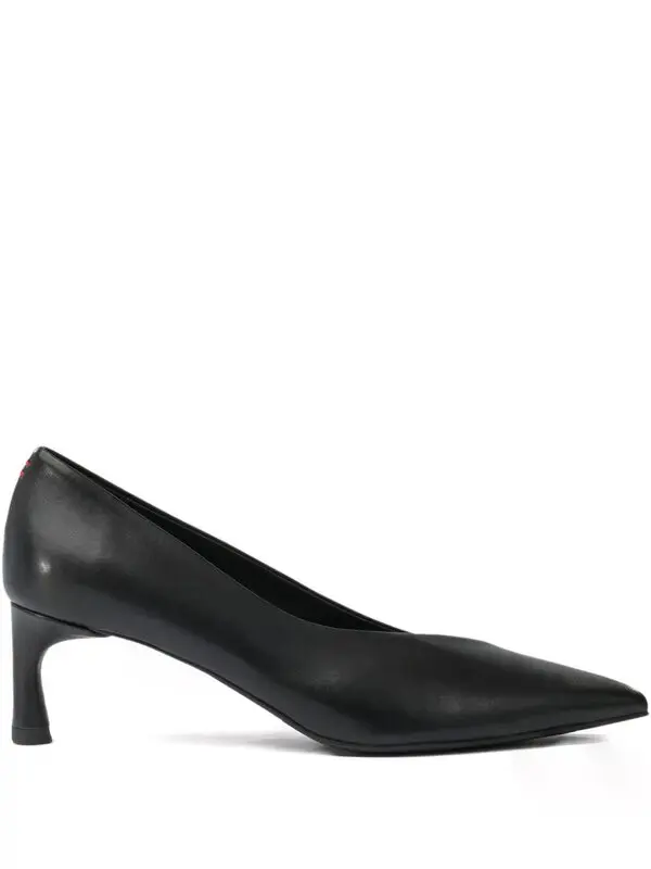 HALMANERA 50mm Leather Heeled Pumps