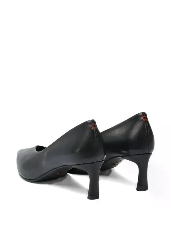 HALMANERA 50mm Leather Heeled Pumps