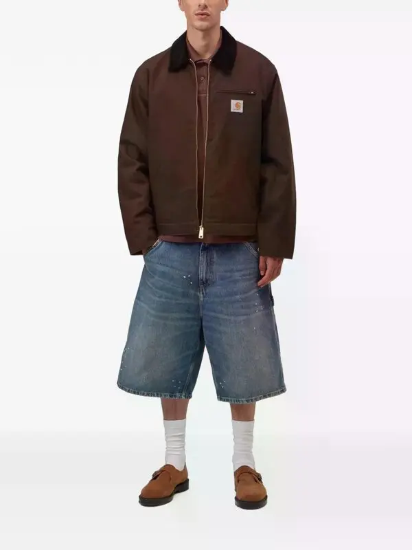 Carhartt Work In Progress Detroit Corduroy-collar Jacket - Brown