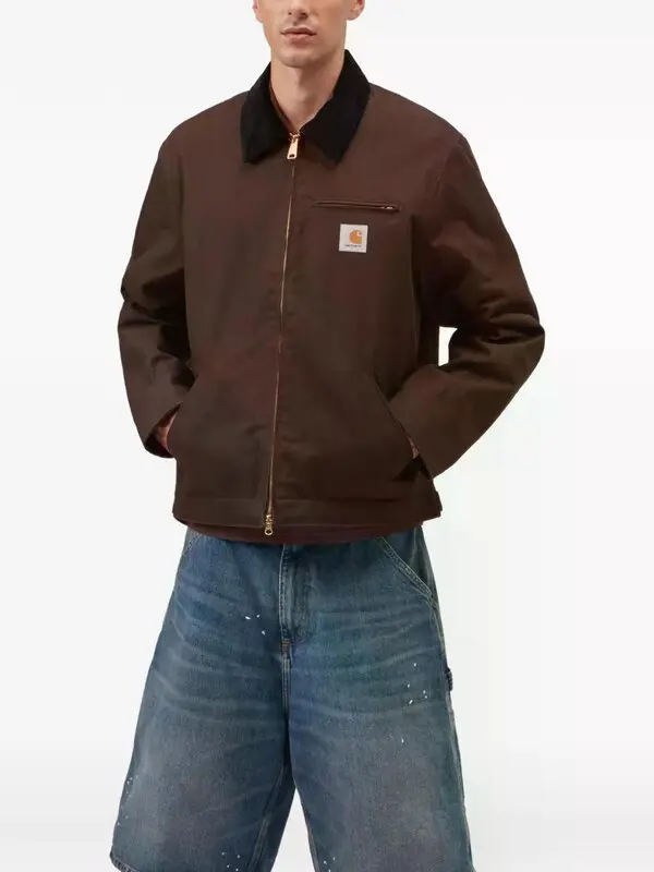 Carhartt Work In Progress Detroit Corduroy-collar Jacket - Brown