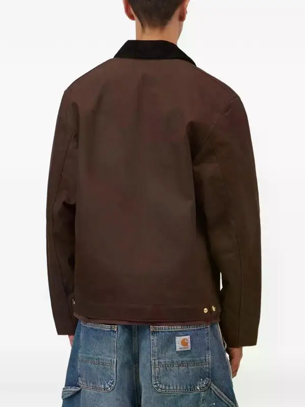 Carhartt Work In Progress Detroit Corduroy-collar Jacket - Brown
