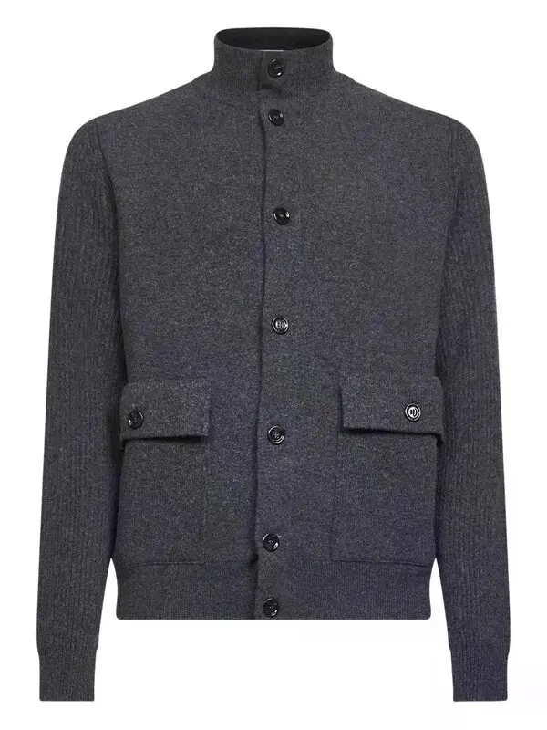 LARDINI Wool Blend Shirt Jacket