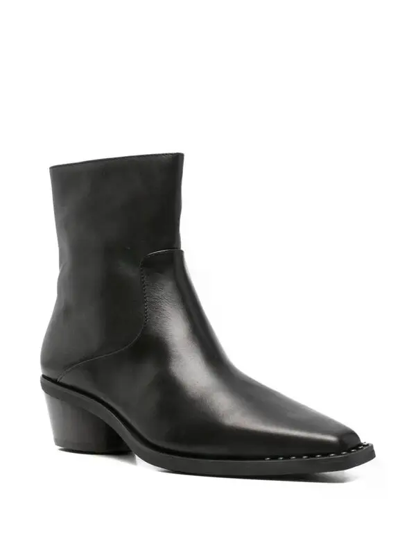 Ash Hasley Leather Ankle Boots