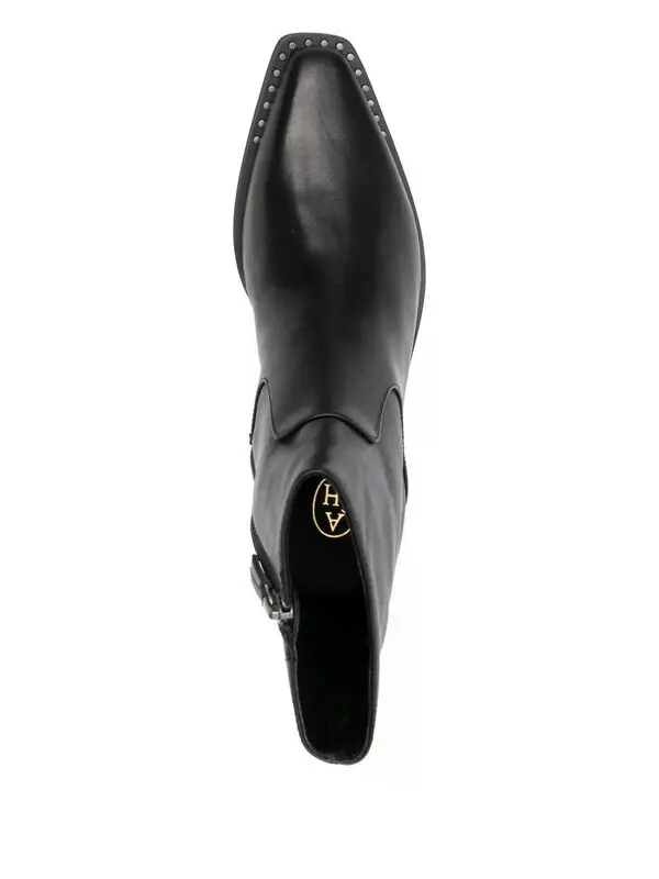 Ash Hasley Leather Ankle Boots