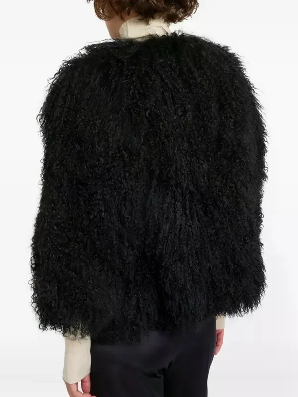 YVES SALOMON Shearling Jacket - Black
