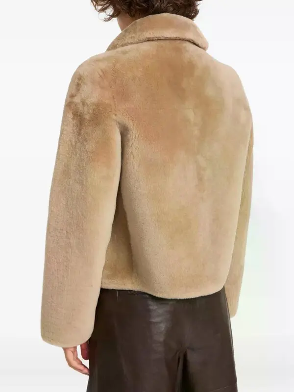 YVES SALOMON Shearling Jacket - Neutrals