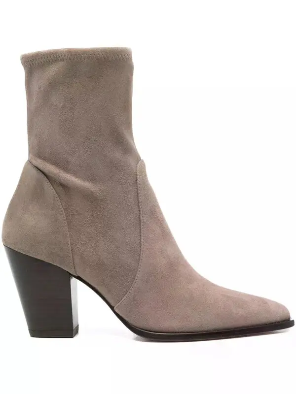 STUART WEITZMAN 80mm Pointed-toe Sock Boots