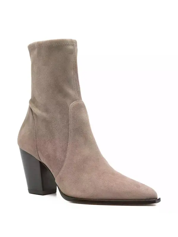 STUART WEITZMAN 80mm Pointed-toe Sock Boots