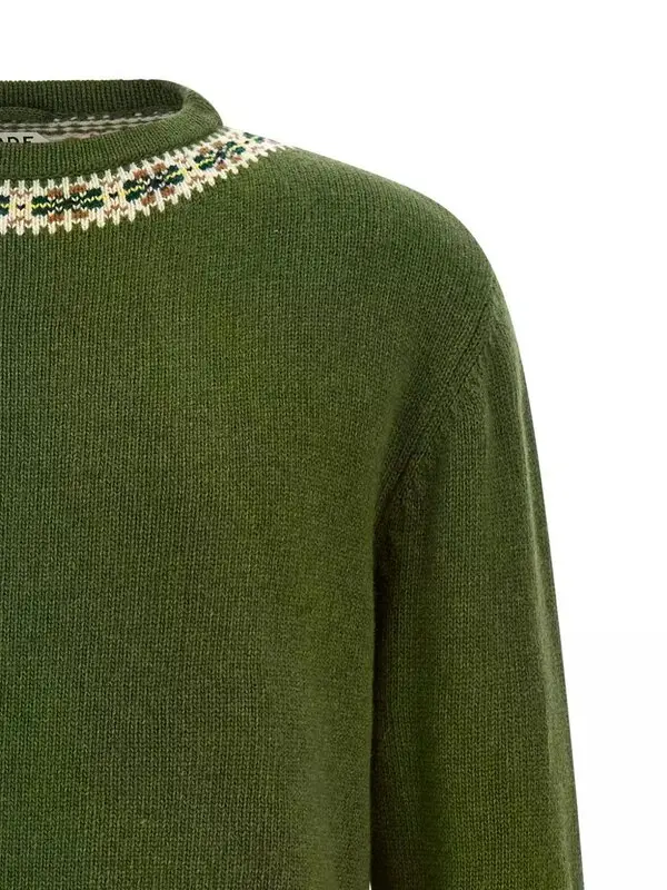 BODE Jacquard Fair-isle Sweater - Green