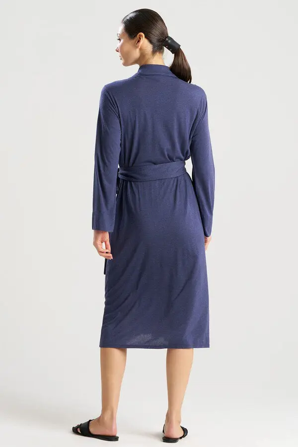 Natori Shangri-la Embroidered Tencel Robe