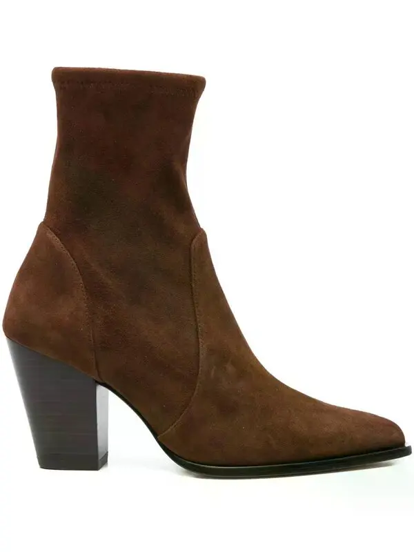 STUART WEITZMAN Yuliana Pointed-toe Sock Boots