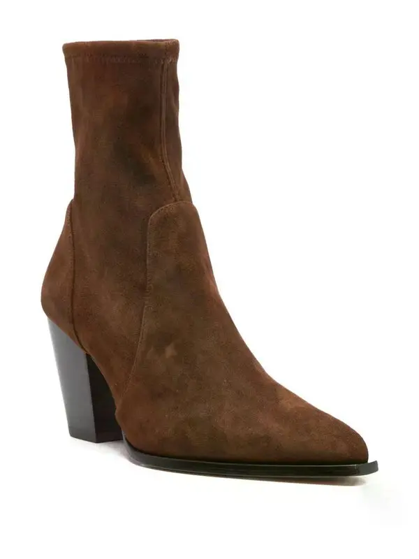 STUART WEITZMAN Yuliana Pointed-toe Sock Boots