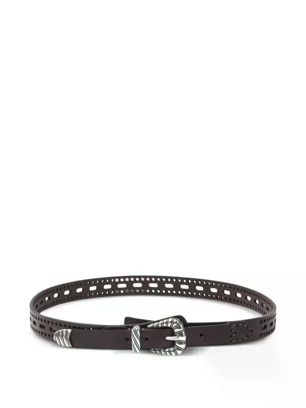 Etro Leather Belt - Black