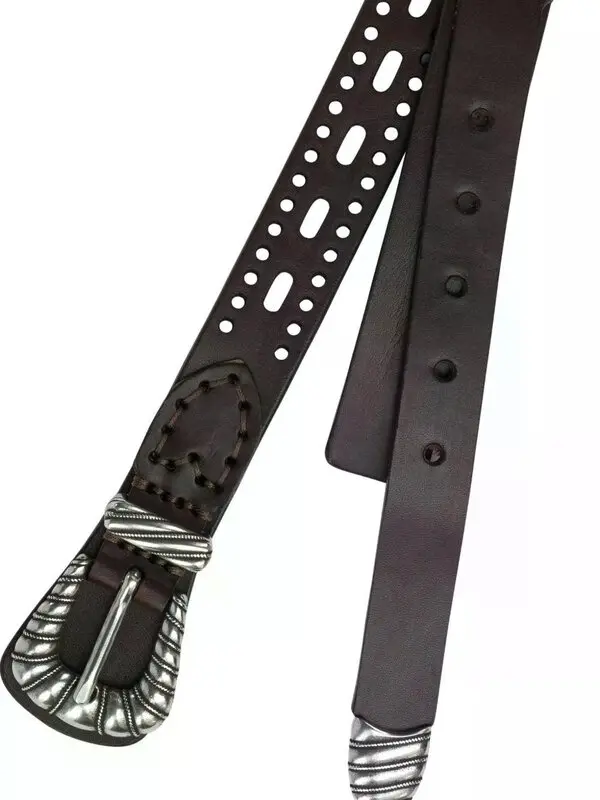 Etro Leather Belt - Black