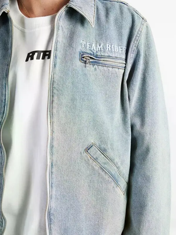 RtA Cruz Zip-up Denim Jacket