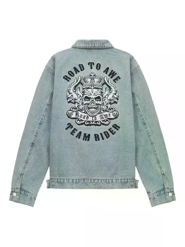 RtA Cruz Zip-up Denim Jacket