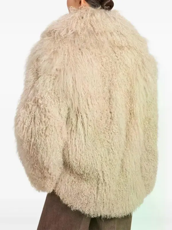YVES SALOMON Shearling Jacket - Neutrals
