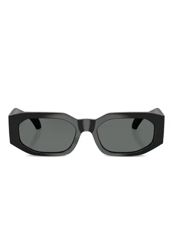 Versace Logo-embellished Sunglasses - Black