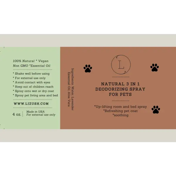 LIZUSH Natural Pet Coat Protector Powder - None