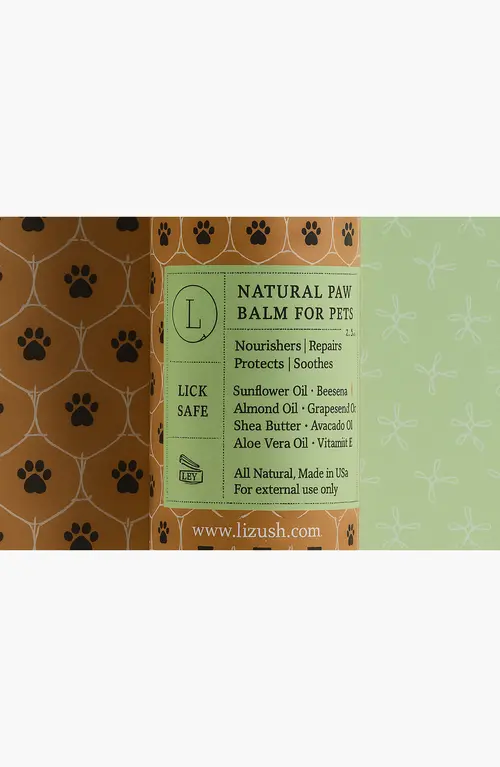 LIZUSH Natural Pet Paw Balm