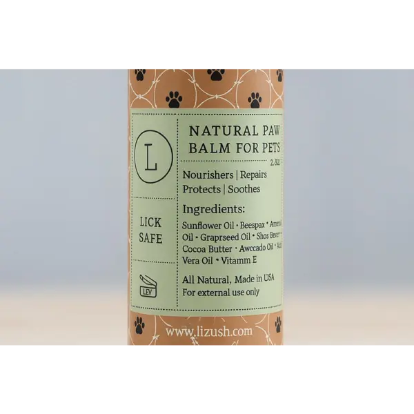 LIZUSH Natural Pet Paw Balm - None