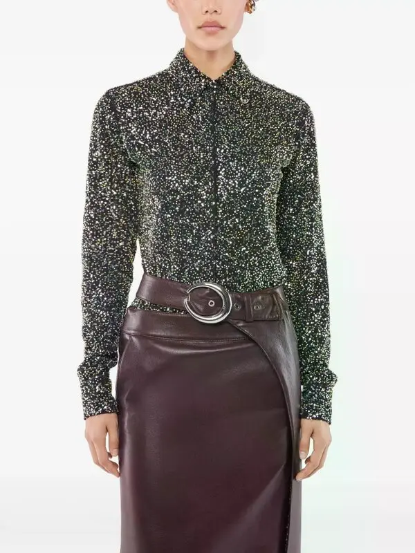 Rabanne Sequin-embellished Shirt