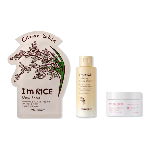 TONYMOLY Skin Clarifying Rice Wonder Travel Trio - One-color