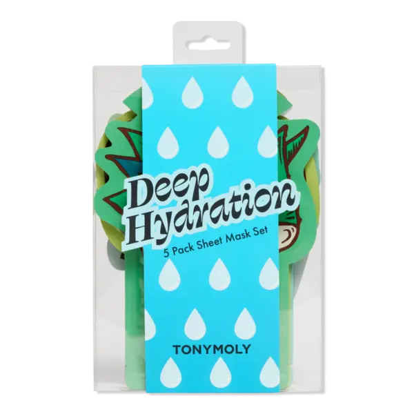 TONYMOLY Deep Hydration 5 Pack Sheet Mask Set - One-color