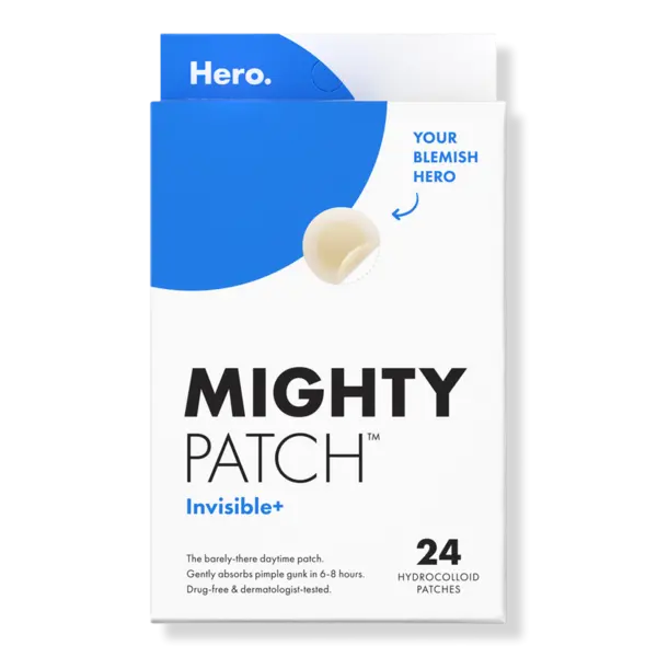 HERO COSMETICS Mighty Patch Invisible+ Daytime Hydrocolloid Acne Pimple Patches - One-color