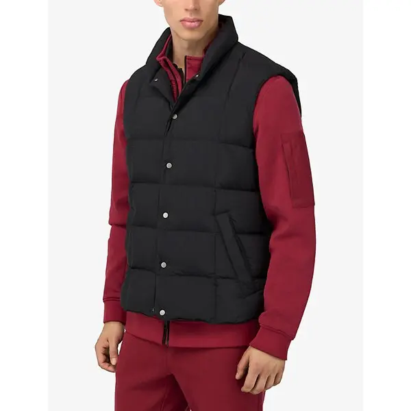 Boggi Milano Quilted Shell-down Gilet