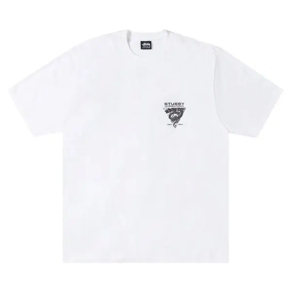 StÜssy Dragon Graphic T-shirt - White