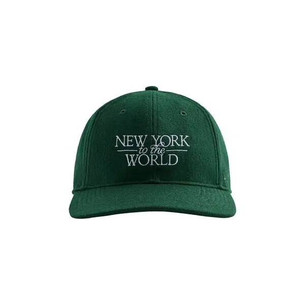 Kith 47 Ny To The World Franchise Cap - Green
