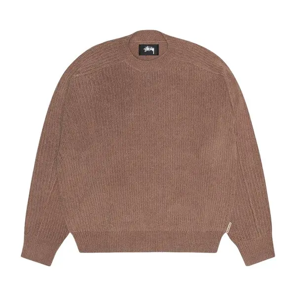 StÜssy Exposed Seam Crewneck - Brown