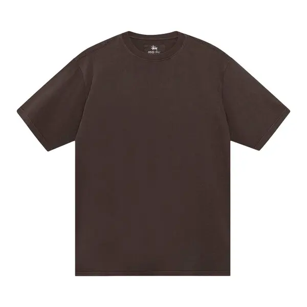 StÜssy Garment Dyed Ss Tee - Brown