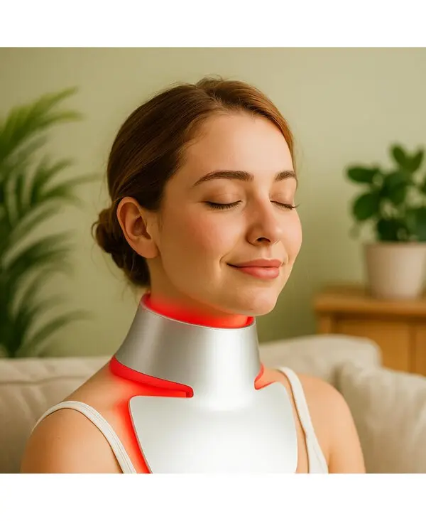 PURSONIC Led Light Therapy Neckplate – Rejuvenate Your Neck & Decollete