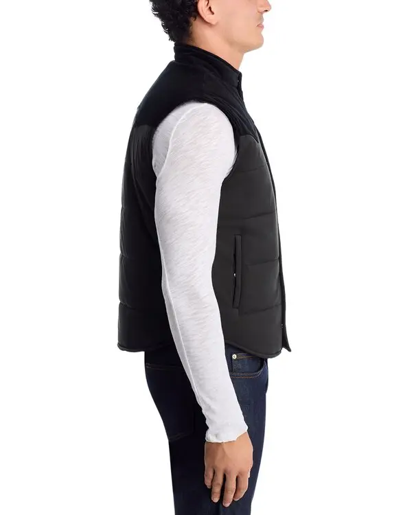Monfrère Wayne Neddle Corduroy Vest - Noir