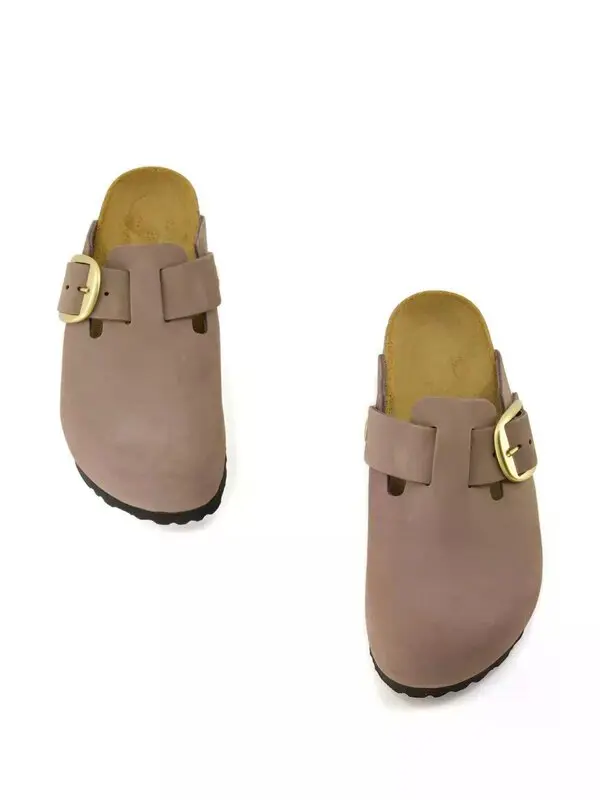 BIRKENSTOCK Boston Mules - Brown